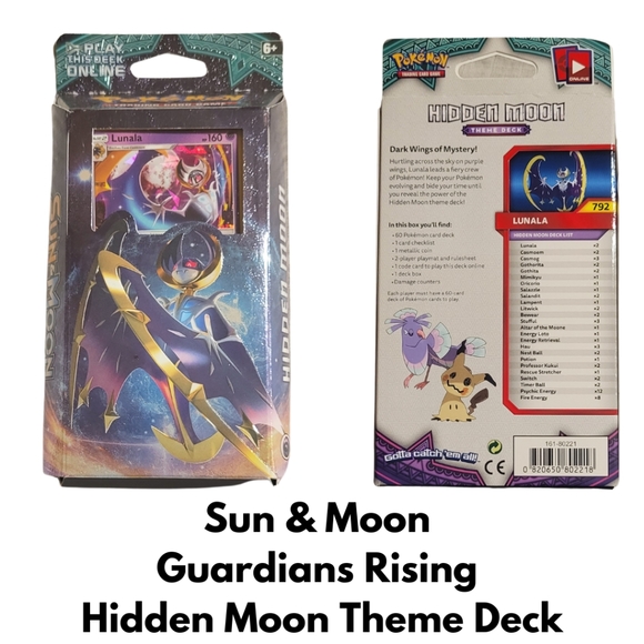 Pokemon | Toys | Pokemon Guardians Rising Hidden Moon Theme Deck | Poshmark